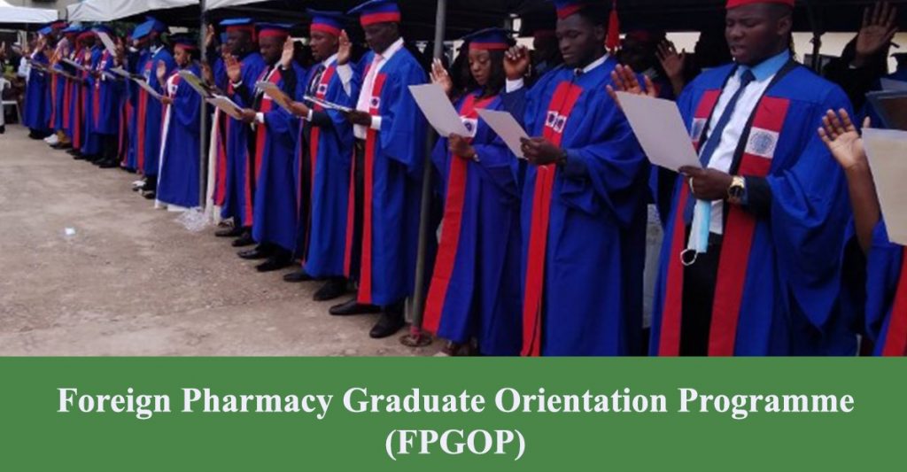 Key details on the Foreign Pharmacy Graduate Orientation Programme (FPGOP)