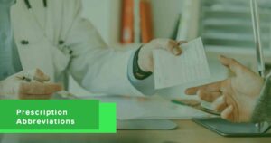 Every Rx Pharmacy Prescription Abbreviations and their Meaning