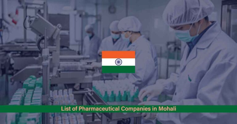Full List of Pharmaceutical Companies in Mohali (2024)