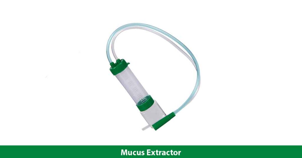 Uses of mucus extractor