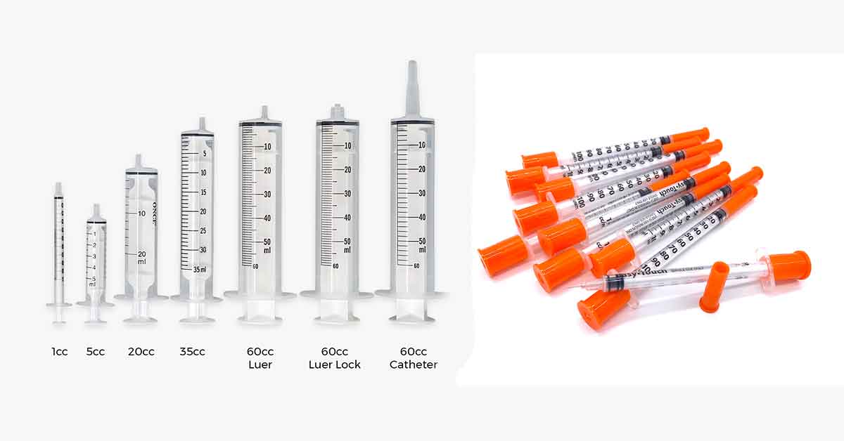 Different Types of Syringes, Sizes, Features, and Uses